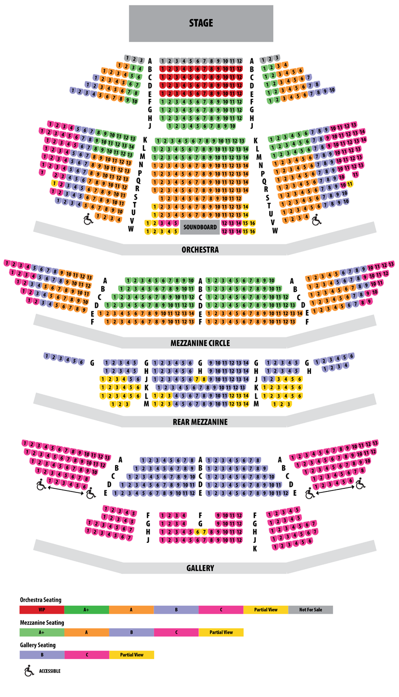 Riverside Theater Milwaukee Seating Chart