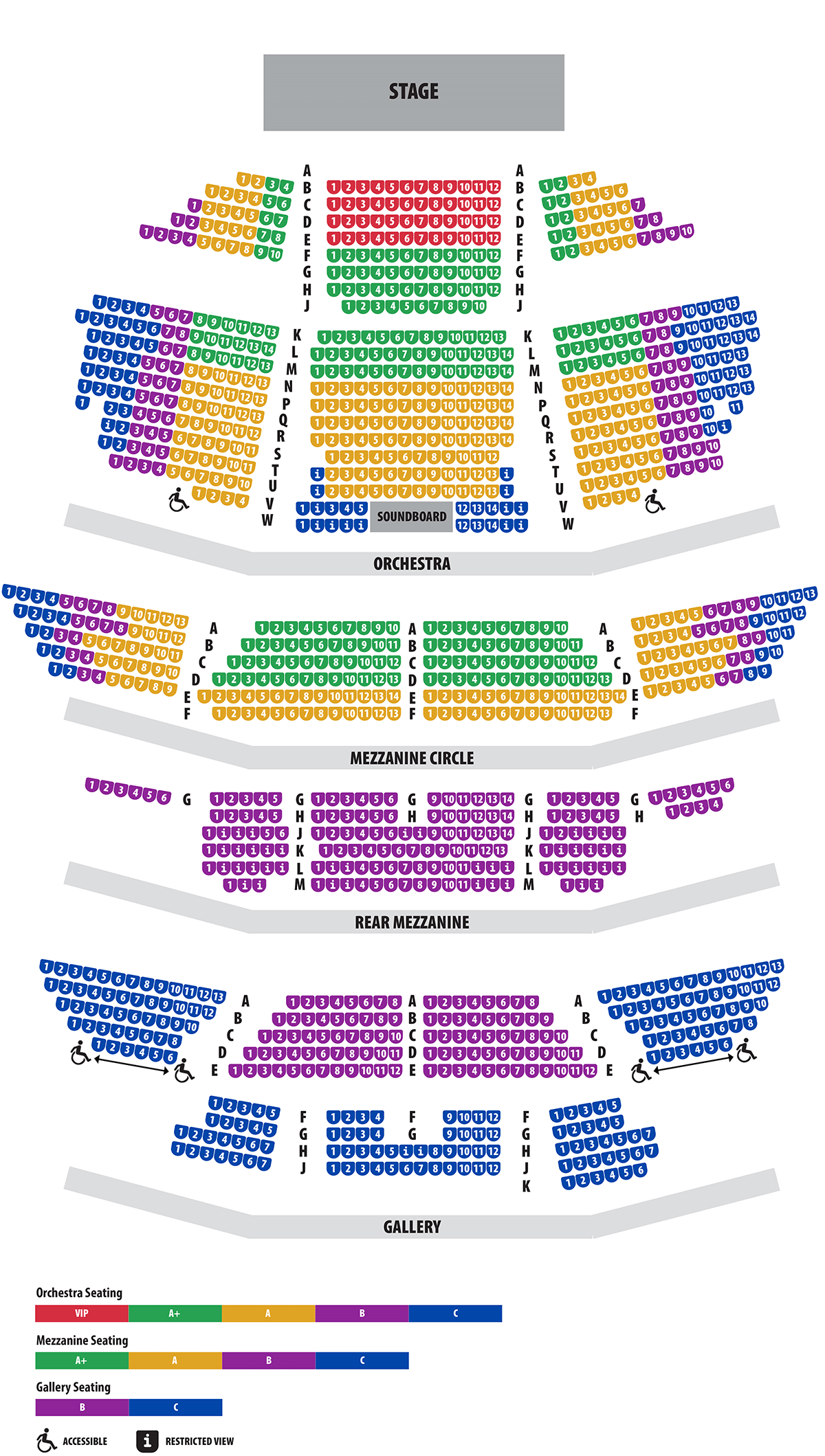 Pabst Seating Chart | Milwaukee Rep